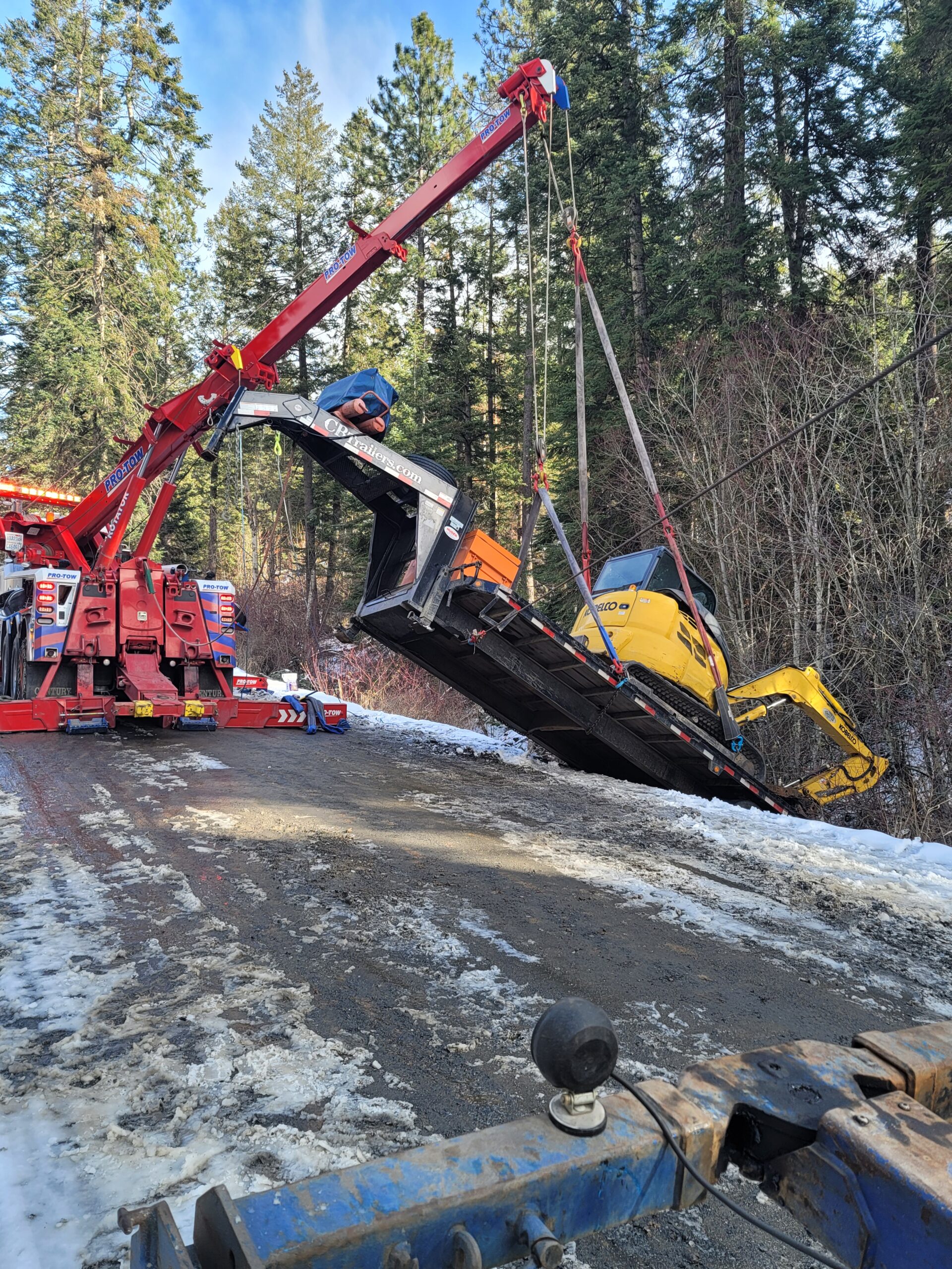Heavy Equipment Recovery in Spokane
